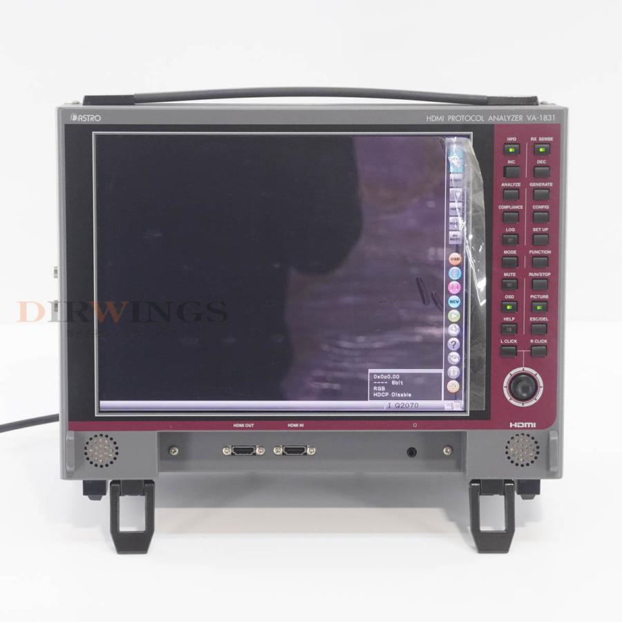 [DW]USED 8日保証 ASTRO VA-1831 HDMI PROTOCOL ANALYZER HDMIプロトコルアナライザー 電源 ...