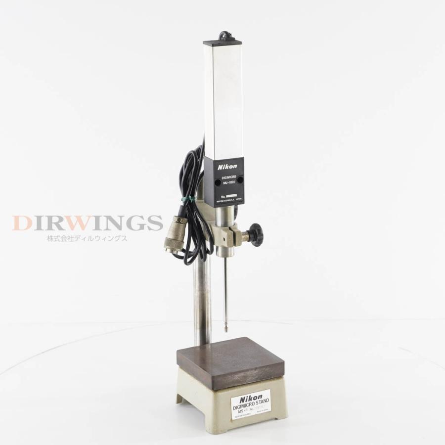 [DW]USED 8日保証 NIKON MU-1001 MS-1 DIGIMICRO デジマイクロ デジタル測長機 ヘッド スタンド ...