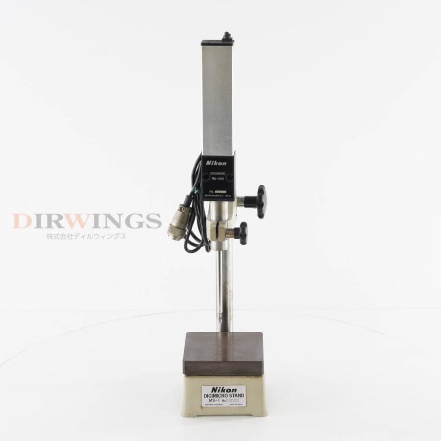 [DW]USED 8日保証 NIKON MU-1001 MS-1 DIGIMICRO デジマイクロ デジタル測長機 ヘッド スタンド ...