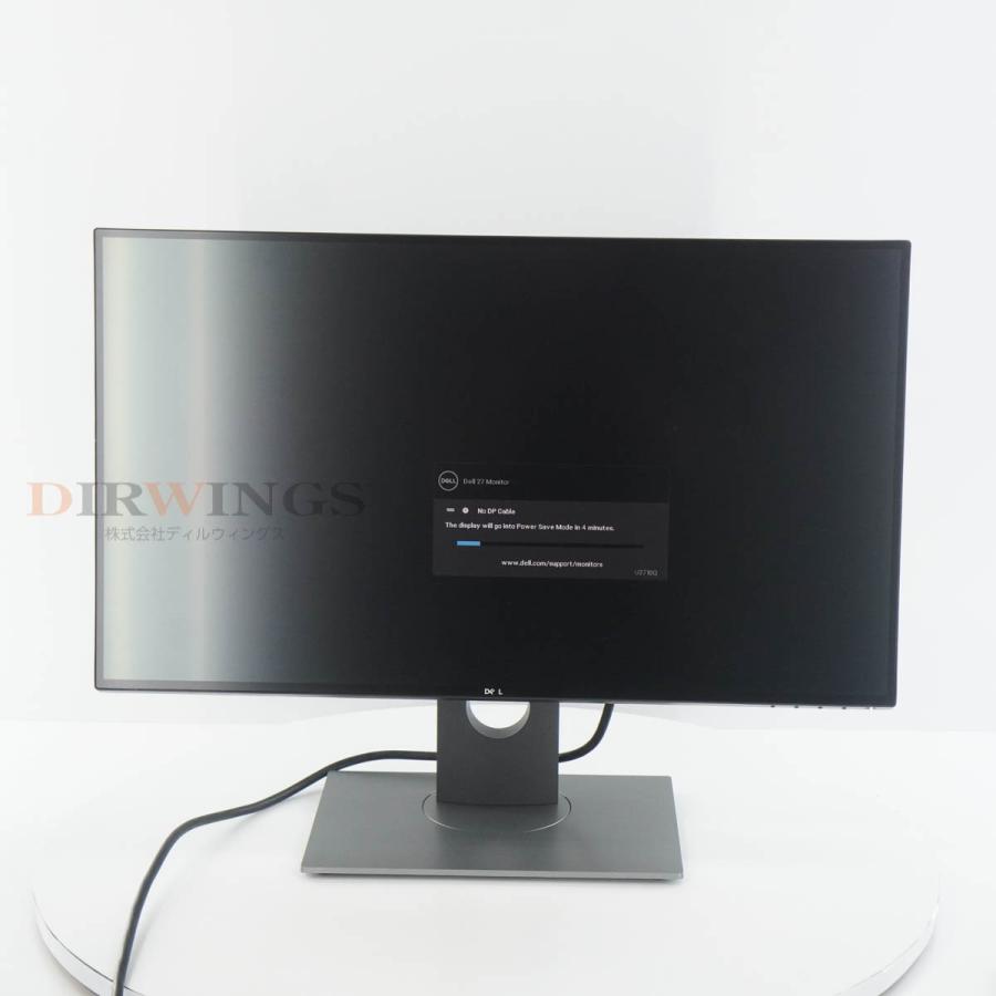 [PG]USED 8日保証 DELL U2718Q 4K 27型 モニター 27インチ 液晶ディスプレイ 3840×2160 HDMI 電源 ...