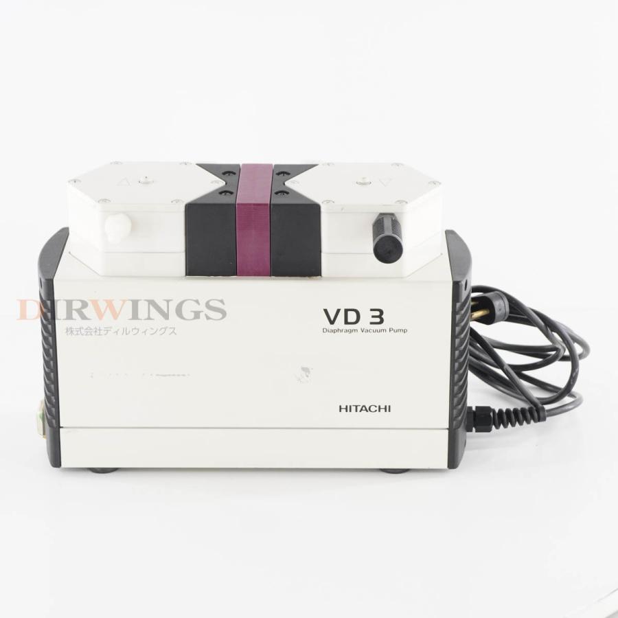 [DW]USED 8日保証 HITACHI VD 3 VD3 Diaphragm Vacuum Pump ダイアフラム 真空ポンプ バキューム ...