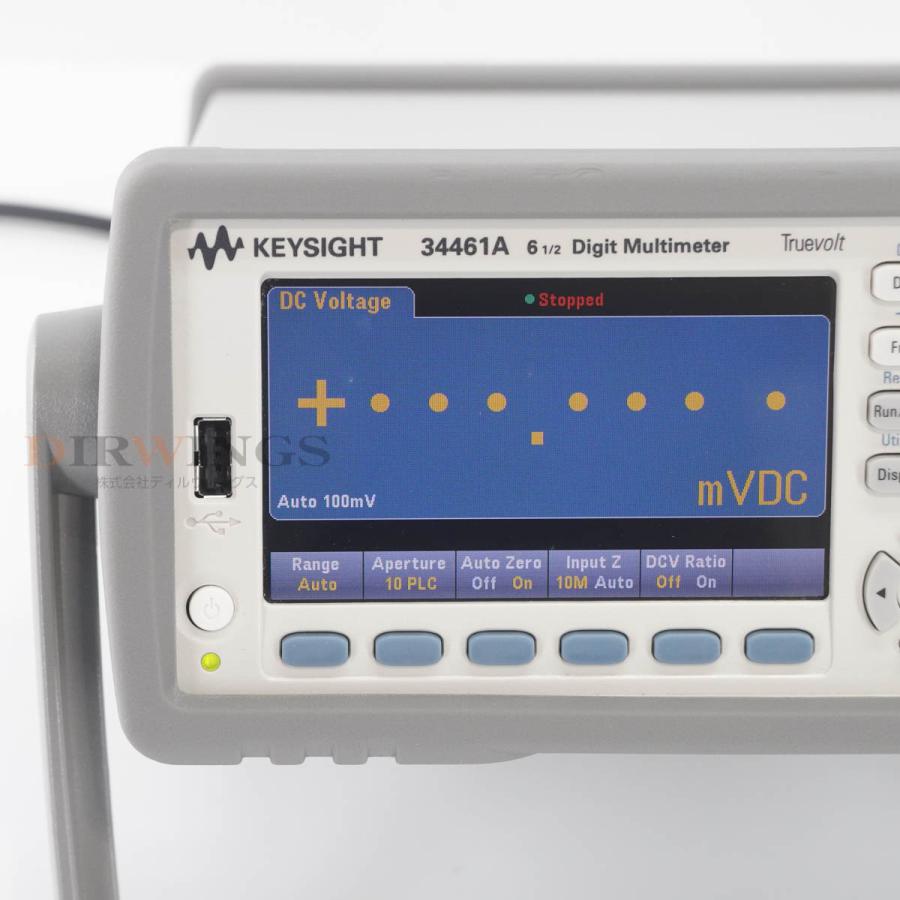 [JB]USED 保証なし Keysight 34461A Truevolt 6 1/2 Digit Multimeter デジタルマルチメーター 電源コード 取扱説明書 [06400 ...