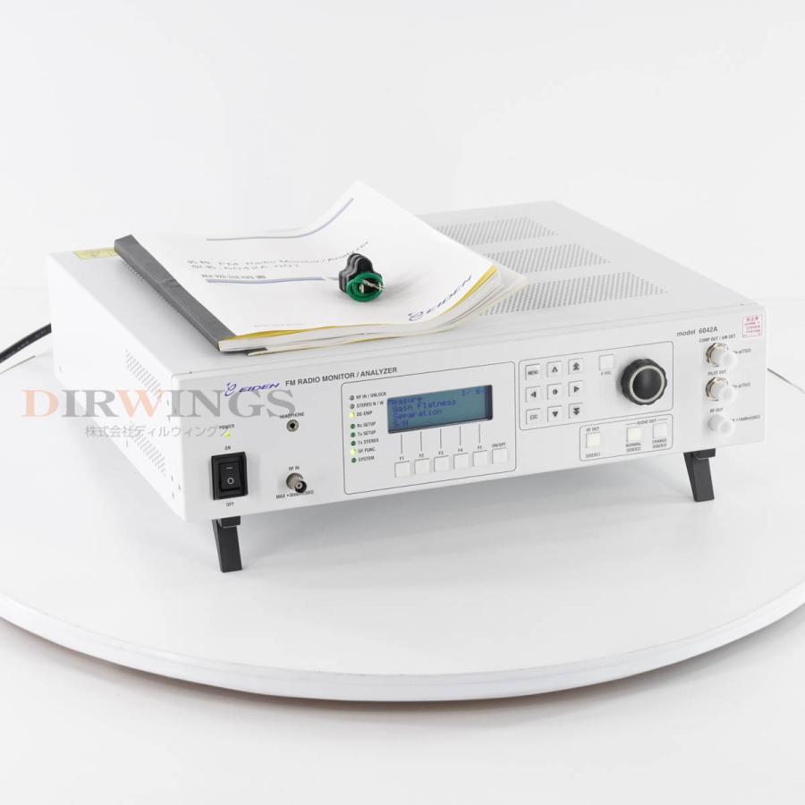 [DW]USED 8日保証 09/2021CAL EIDEN 6042A FM RADIO MONITOR/ANALYZER ステレオ FM ...