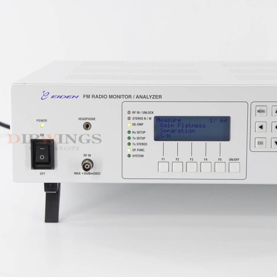 [DW]USED 8日保証 09/2021CAL EIDEN 6042A FM RADIO MONITOR/ANALYZER ステレオ FM ...