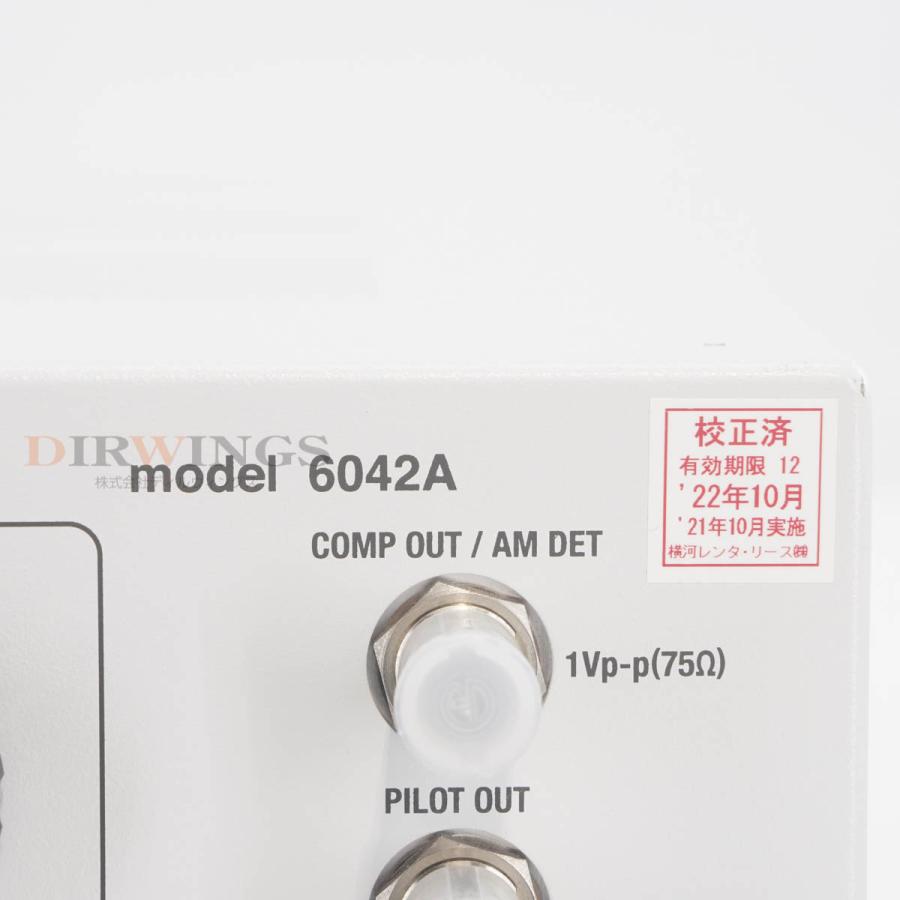 [DW]USED 8日保証 10/2021CAL EIDEN 6042A FM RADIO MONITOR/ANALYZER ステレオ FM ...