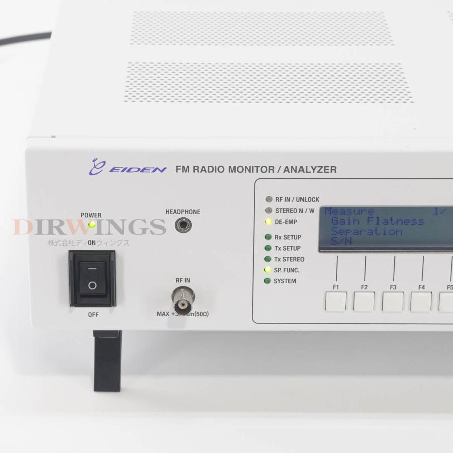 [DW]USED 8日保証 10/2021CAL EIDEN 6042A FM RADIO MONITOR/ANALYZER ステレオ FM ...