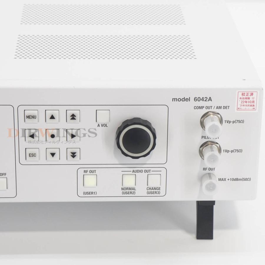 [DW]USED 8日保証 10/2021CAL EIDEN 6042A FM RADIO MONITOR/ANALYZER ステレオ FM ...