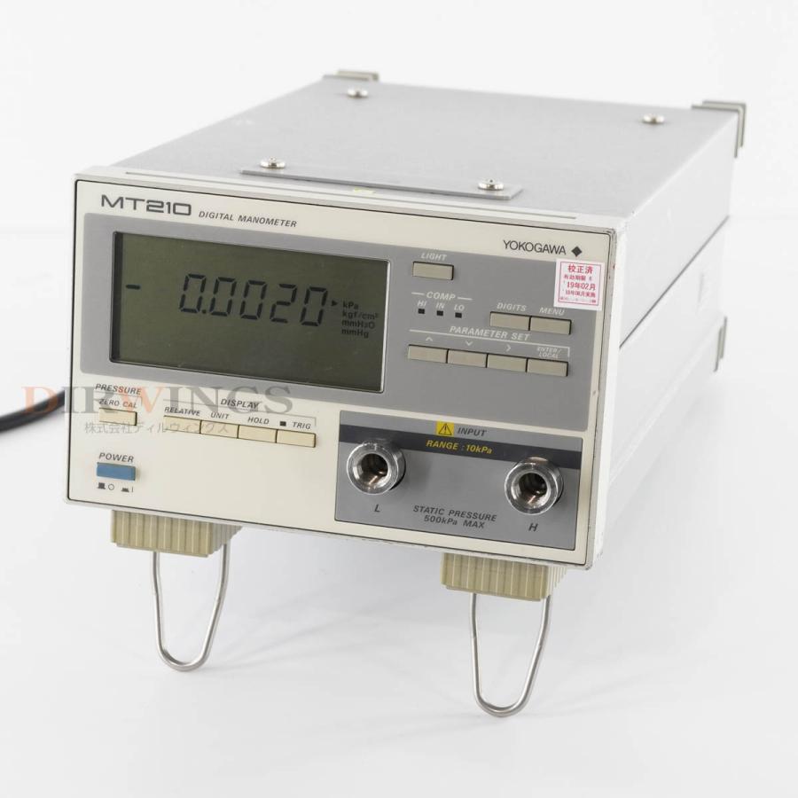 [JB]USED 保証なし YOKOGAWA MT210 767321-U2-C1-P1-M/DA DIGITAL MANOMETER ...