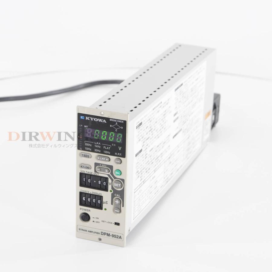 [JB]USED 保証なし 3台入荷 KYOWA DPM-952A DPM-900/950シリーズ STRAIN AMPLIFIER 動ひずみ測定器 ストレインアンプ 電源...[06400 ...