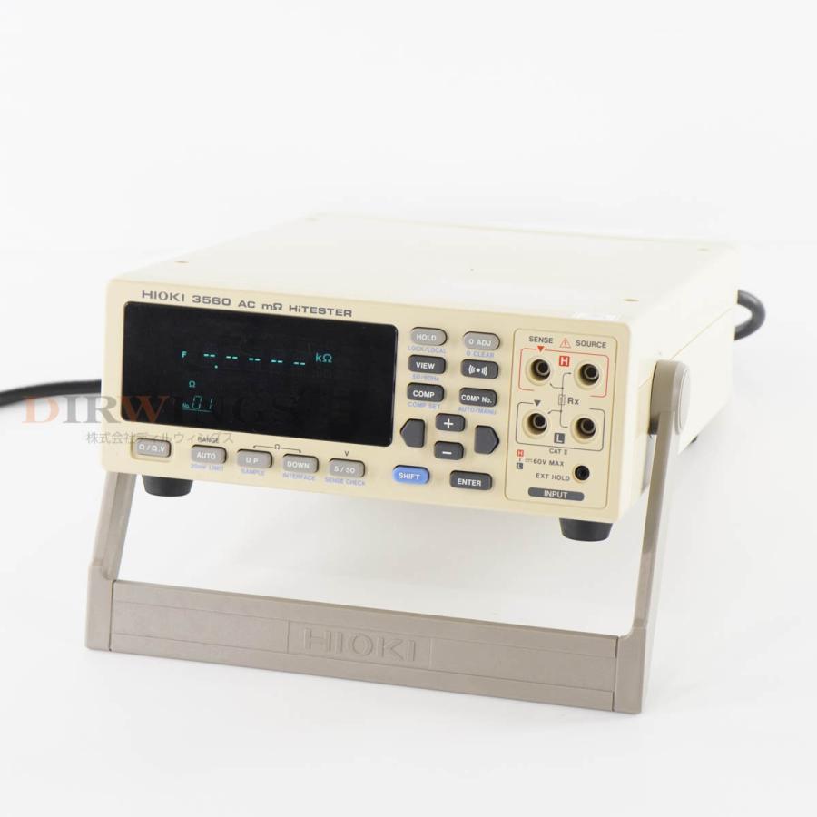 [JB]USED 保証なし HIOKI 3560 AC mΩ HiTESTER ACミリオームハイテスター 9589 L2107 電源コード ...