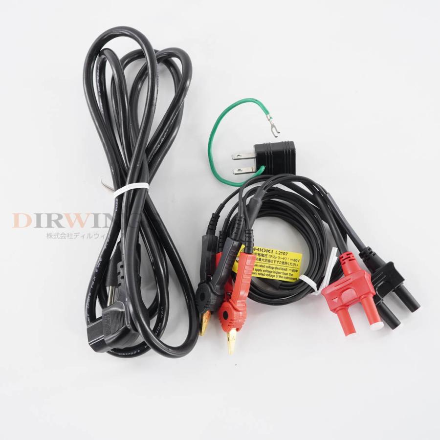 [JB]USED 保証なし HIOKI 3560 AC mΩ HiTESTER ACミリオームハイテスター 9589 L2107 電源コード ...
