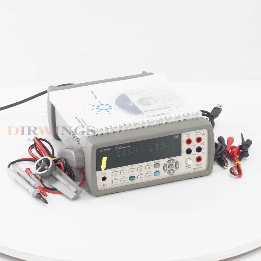 [JB]USED 保証なし Agilent 34411A LXI 6 1/2 Digit Multimeter デジタルマルチメーター 電源 ...