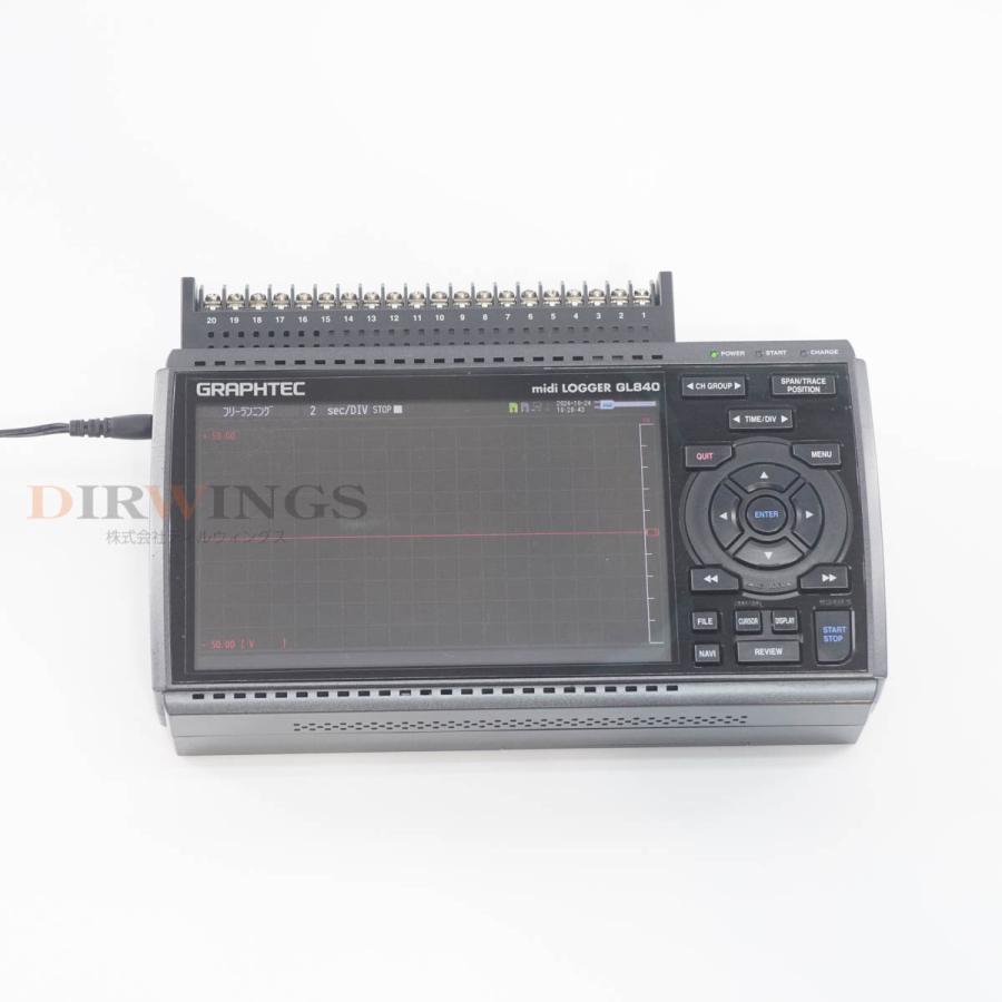[JB]USED 保証なし GRAPHTEC GL840 GL840-M midi LOGGER データロガー 絶縁多チャンネルハンディロガー ...