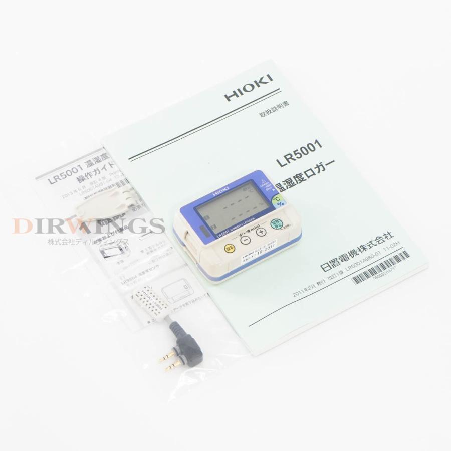 [DW]USED 8日保証 HIOKI LR5001 データmini HUMIDITY LOGGER 温湿度ロガー データミニ LR9504 ...