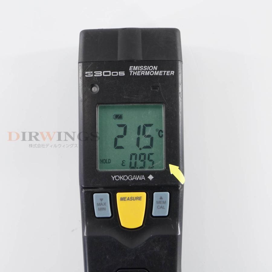 [DW]USED 8日保証 YOKOGAWA 53005 53005-J EMISSION THERMOMETER デジタル放射温度計 取扱 ...