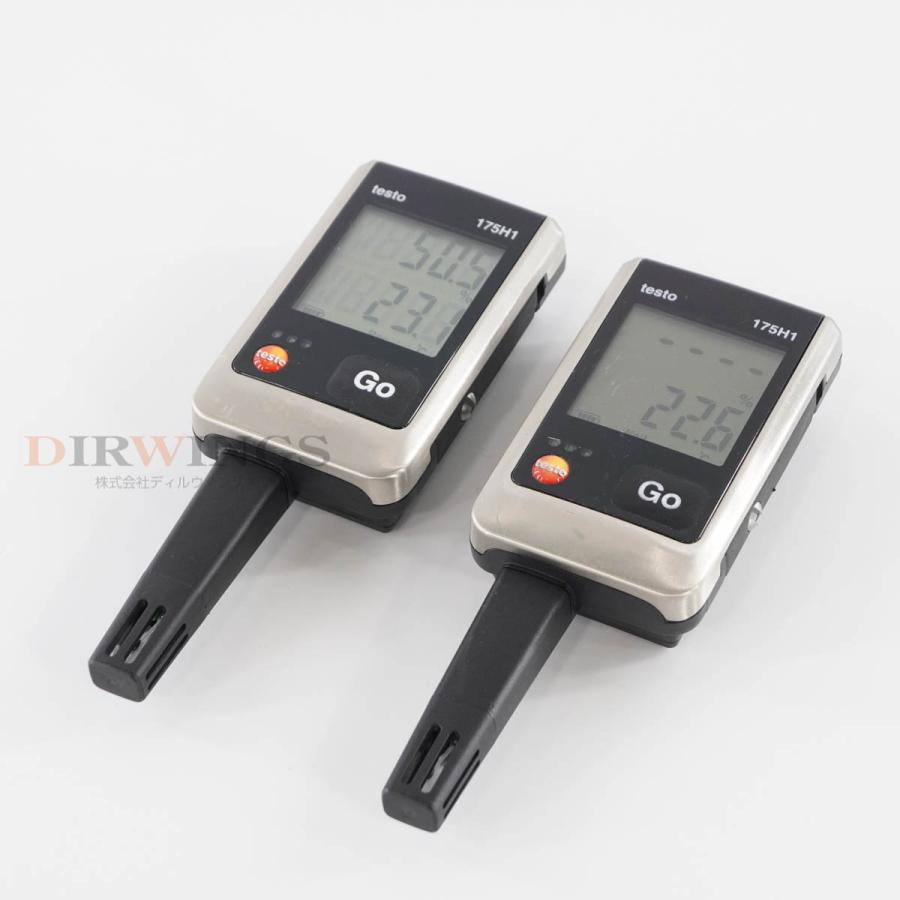 [JB]USED 保証なし 2台セット Testo 175H1 175 Data Logger 温湿度ロガー データロガー 取扱説明書 ...