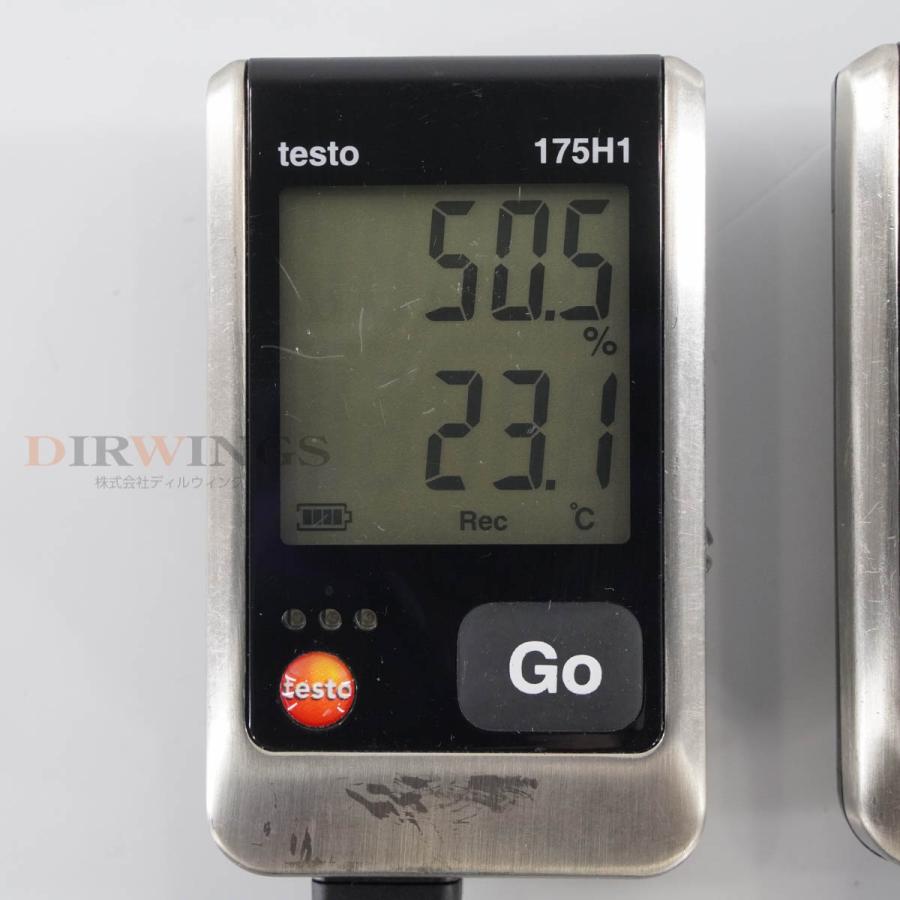 [JB]USED 保証なし 2台セット Testo 175H1 175 Data Logger 温湿度ロガー データロガー 取扱説明書 ...