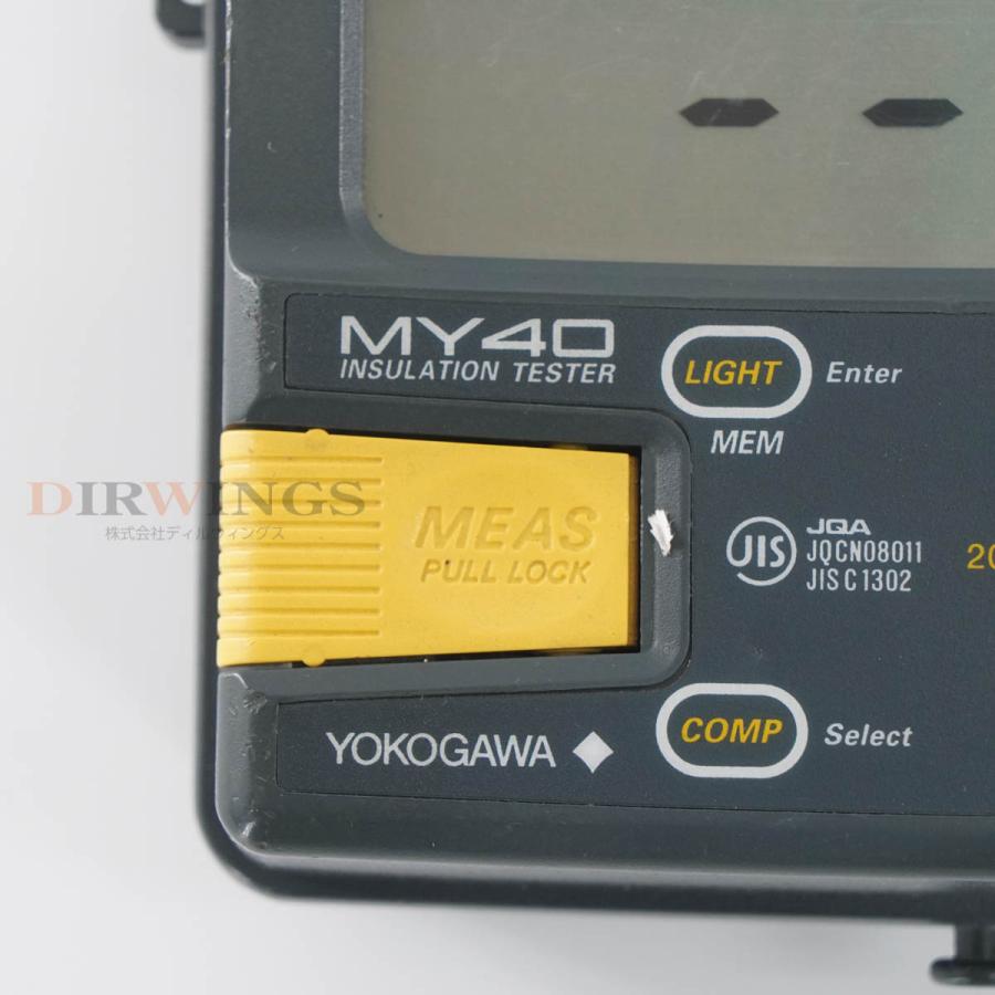 [DW]USED 8日保証 11/2023CAL YOKOGAWA MY40 MY40-01 INSULATION TESTER デジタル絶縁 ...