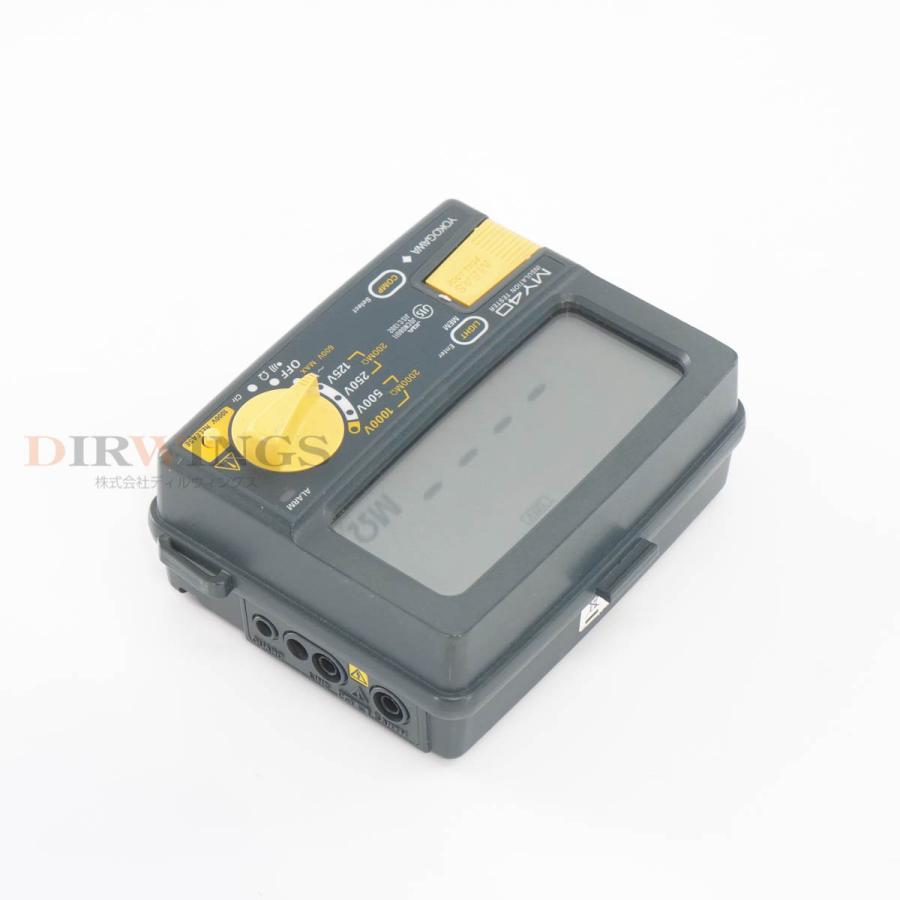 [DW]USED 8日保証 11/2023CAL YOKOGAWA MY40 MY40-01 INSULATION TESTER デジタル絶縁 ...