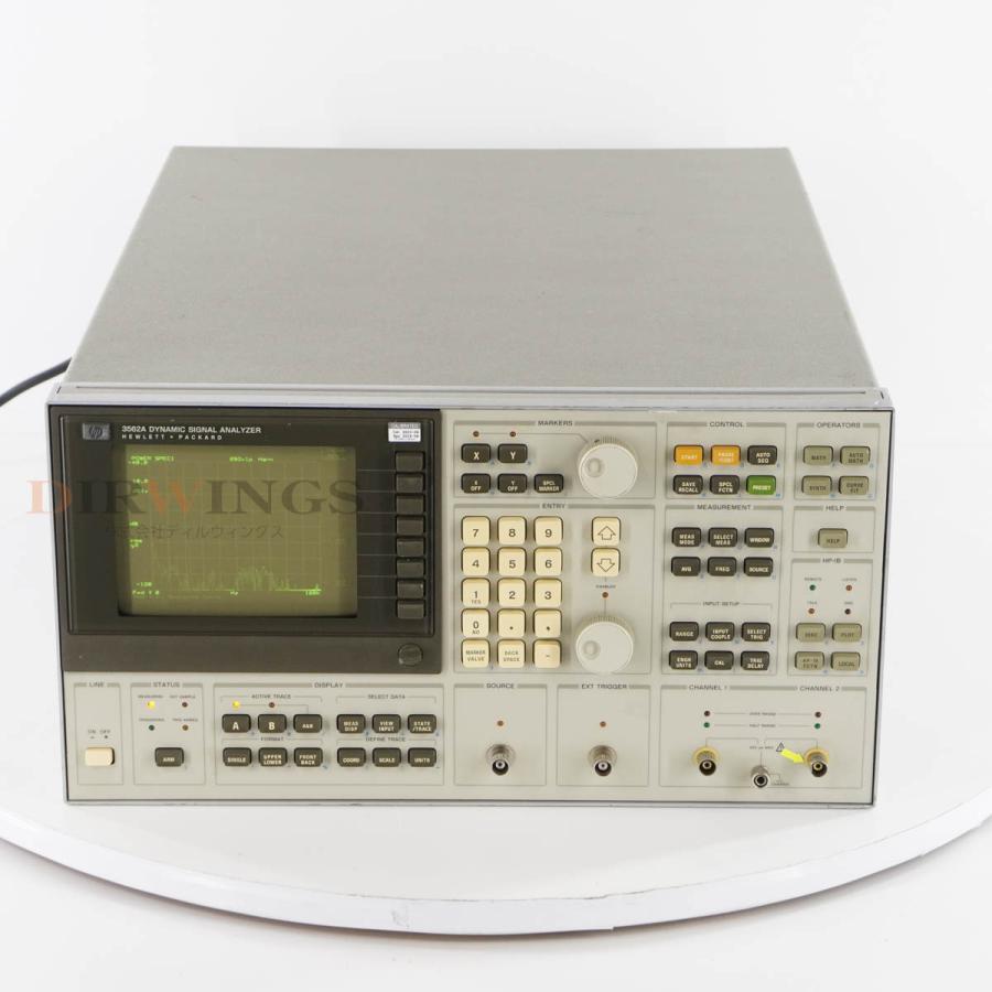 [DW]USED 8日保証 08/2023CAL hp 3562A DYNAMIC SIGNAL ANALYZER ダイナミックシグナル ...