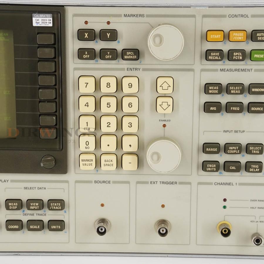 [DW]USED 8日保証 08/2023CAL hp 3562A DYNAMIC SIGNAL ANALYZER ダイナミックシグナル ...
