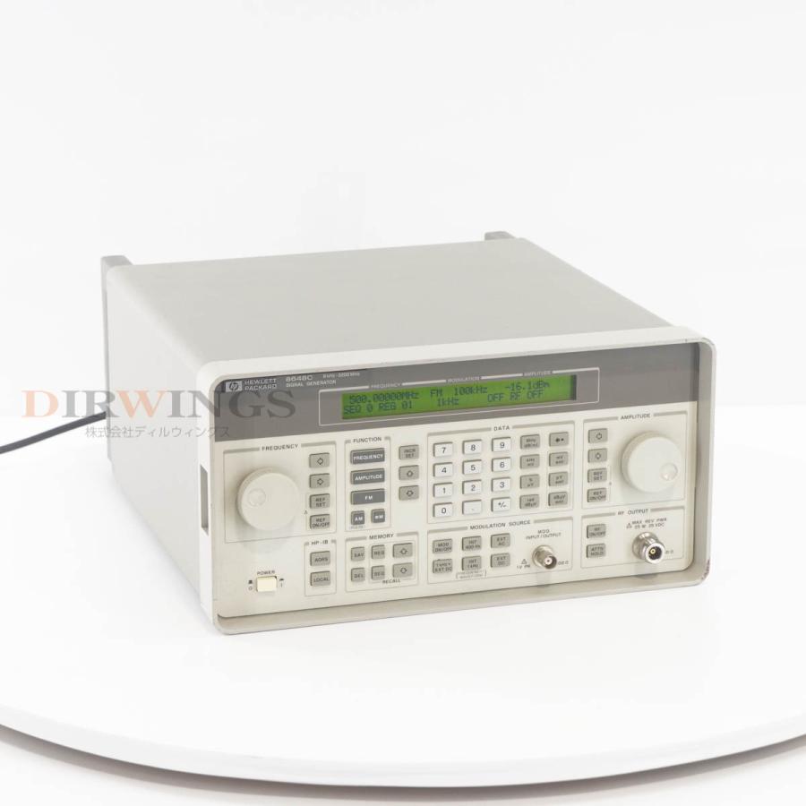 [DW]USED 8日保証 HP 8648C SIGNAL GENERATOR シンセサイズド信号発生器 シグナルジェネレーター 9kHz ...