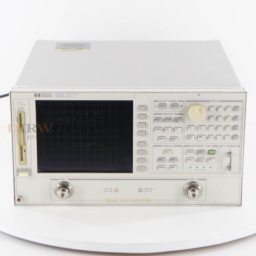[DW]USED 8日保証 hp 8722D NETWORK ANALYZER ネットワークアナライザー マイクロ波ベクトルネットワーク ...