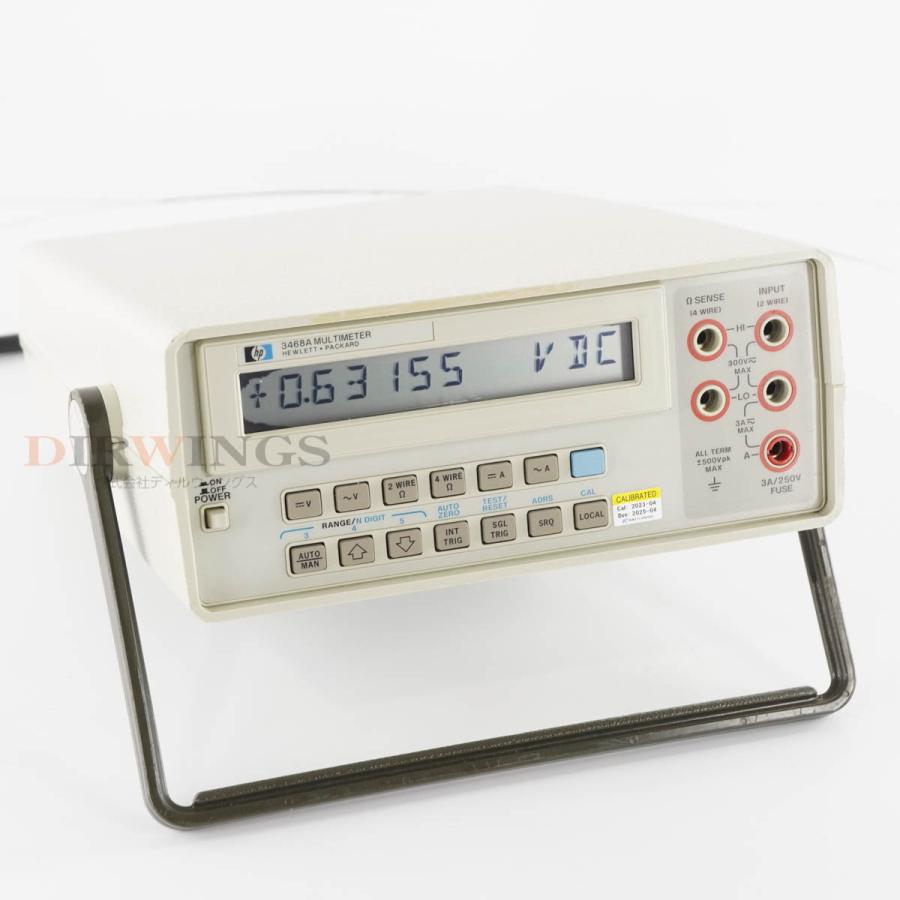 [DW]USED 8日保証 04/2023CAL hp 3468A DIGITAL MULTIMETER デジタルマルチメーター マルチ ...