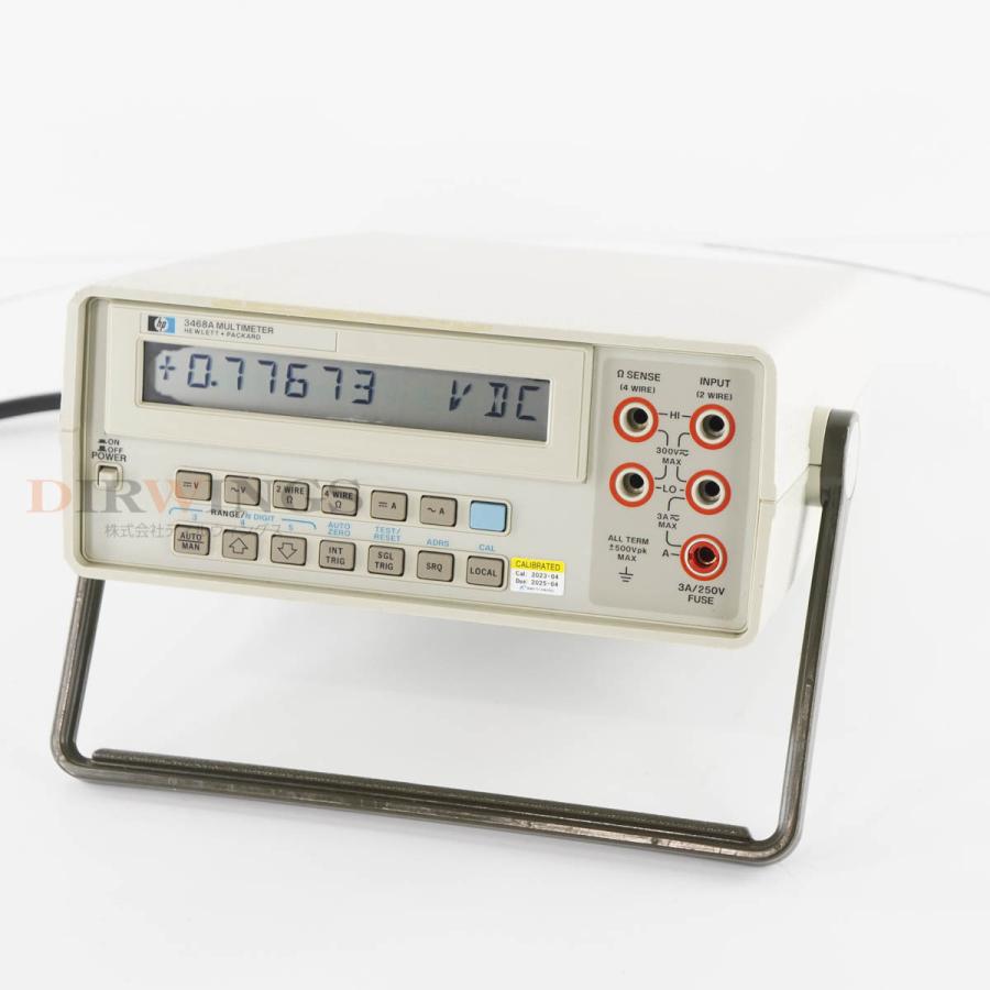 [DW]USED 8日保証 04/2023CAL hp 3468A DIGITAL MULTIMETER デジタルマルチメーター マルチ ...