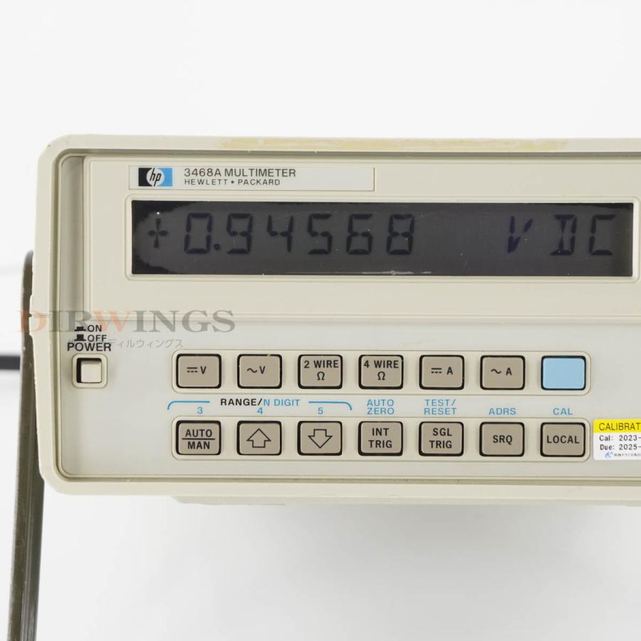 [DW]USED 8日保証 04/2023CAL hp 3468A DIGITAL MULTIMETER デジタルマルチメーター マルチ ...