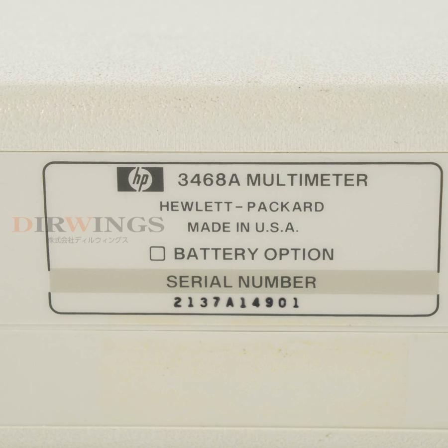 [DW]USED 8日保証 04/2023CAL hp 3468A DIGITAL MULTIMETER デジタルマルチメーター マルチ ...
