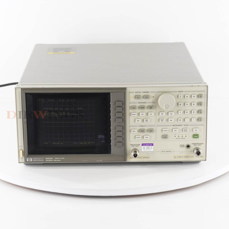 [DW]USED 8日保証 07/2024CAL hp 8752C NETWORK ANALYZER ネットワークアナライザー OPT 003 ...