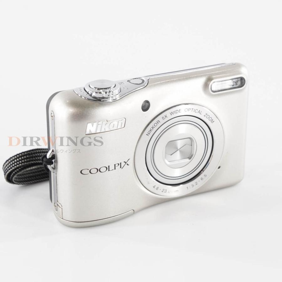 [JB]USED 保証なし NIKON COOLPIX L30 クールピクス コンパクトデジタルカメラ デジカメ シルバー [06433 ...