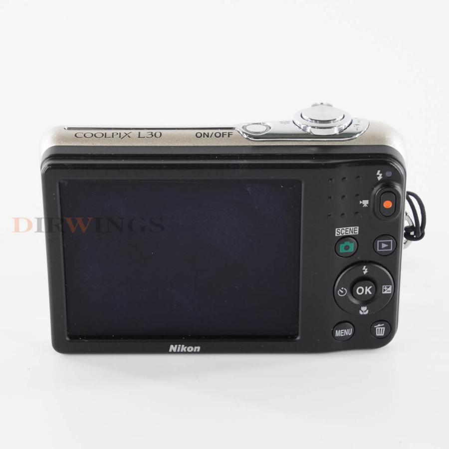 [JB]USED 保証なし NIKON COOLPIX L30 クールピクス コンパクトデジタルカメラ デジカメ シルバー [06433 ...