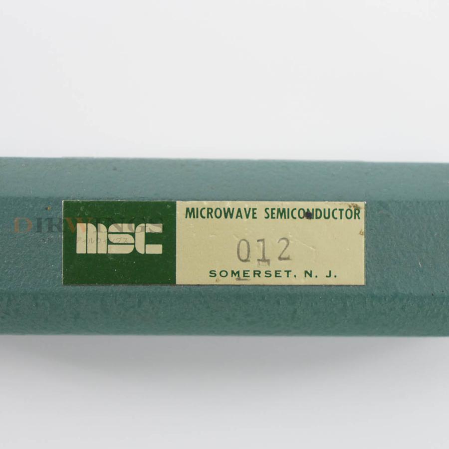 [JB]USED 保証なし MSC MC1100 MICROWAVE SEMICONDUCTOR SOLID STATE NOISE SOURCE ノイズソース [06445-0001 ...