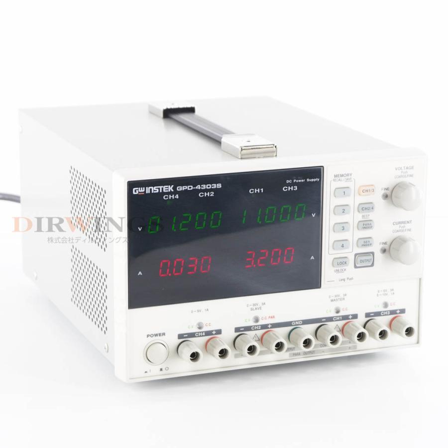 [DW]USED 8日保証 GW INSTEK GPD-4303S DC Power Supply 多出力 直流安定化電源 DC電源 直流電源 ...