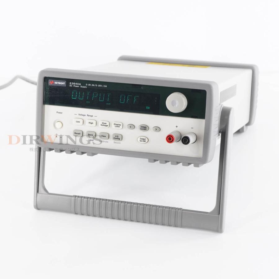 [DW]USED 8日保証 Keysight E3640A DC Power Supply DC電源 直流電源 OPT 0E9 0-8V 3A ...