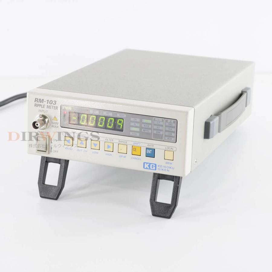 [DW]USED 8日保証 KEISOKU GIKEN RM-103 KG RIPPLE METER リップルメーター リップルノイズメーター ...