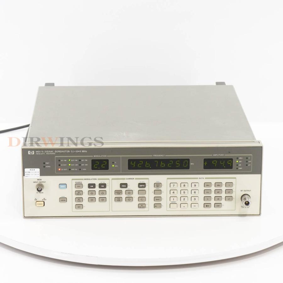 [JB]USED 保証なし hp 8657A SIGNAL GENERATOR シグナルジェネレーター 信号発生器 OPT 001 0.1 ...
