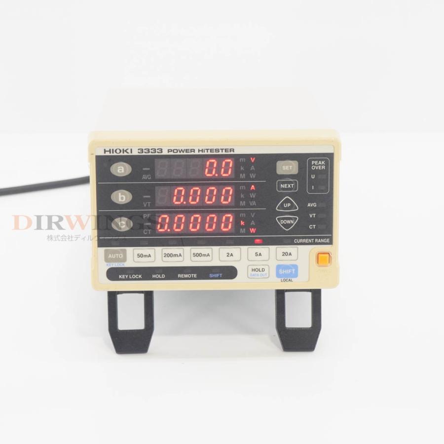 [DW]USED 8日保証 HIOKI 3333 POWER HiTESTER パワーハイテスター 電力計 パワーハイテスタ [06461 ...