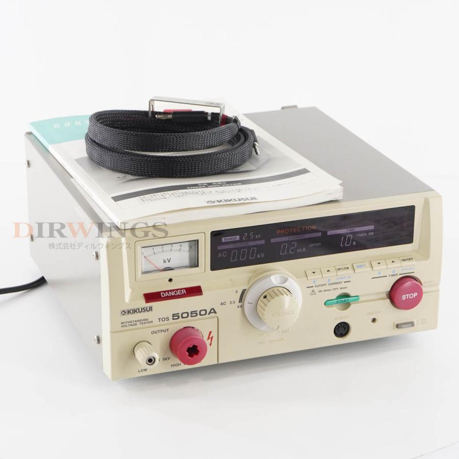 [DW]USED 8日保証 KIKUSUI TOS5050A TOS5000 WITHSTANDING VOLTAGE TESTER 耐電圧 ...