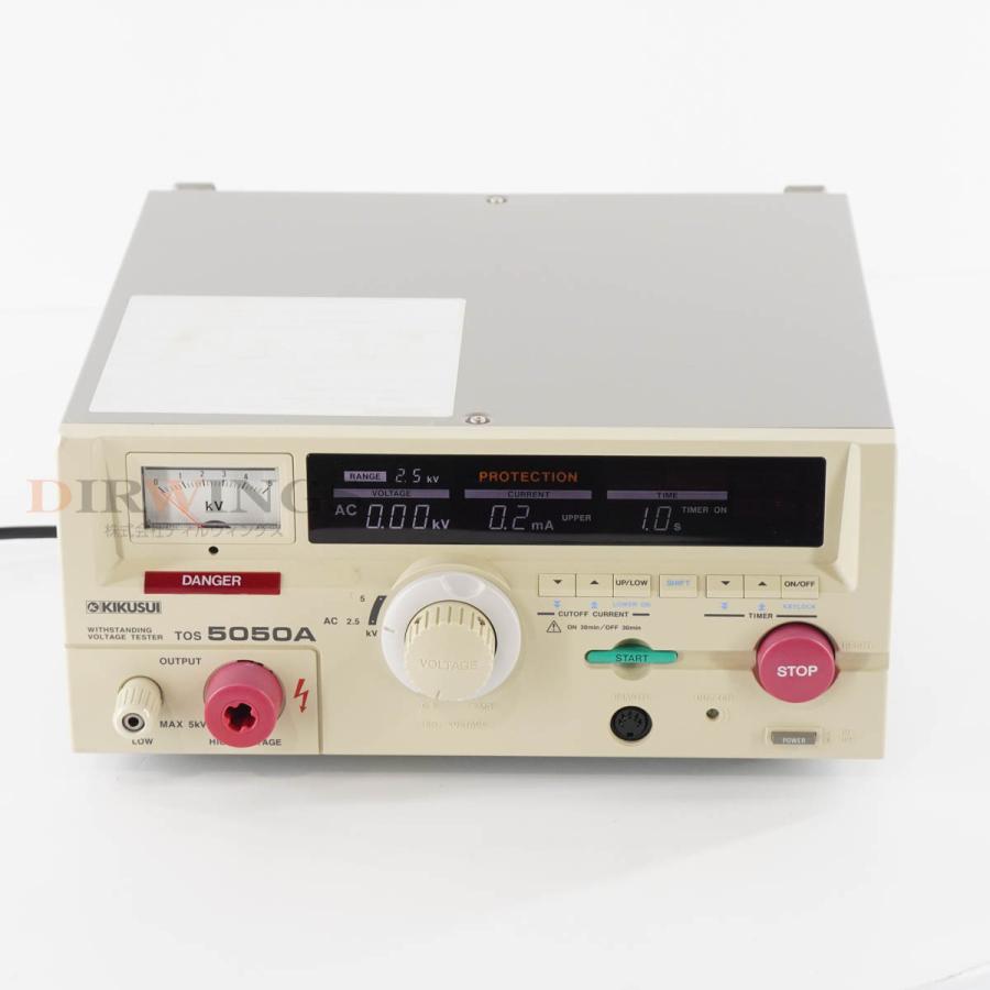 [DW]USED 8日保証 KIKUSUI TOS5050A TOS5000 WITHSTANDING VOLTAGE TESTER 耐電圧 ...