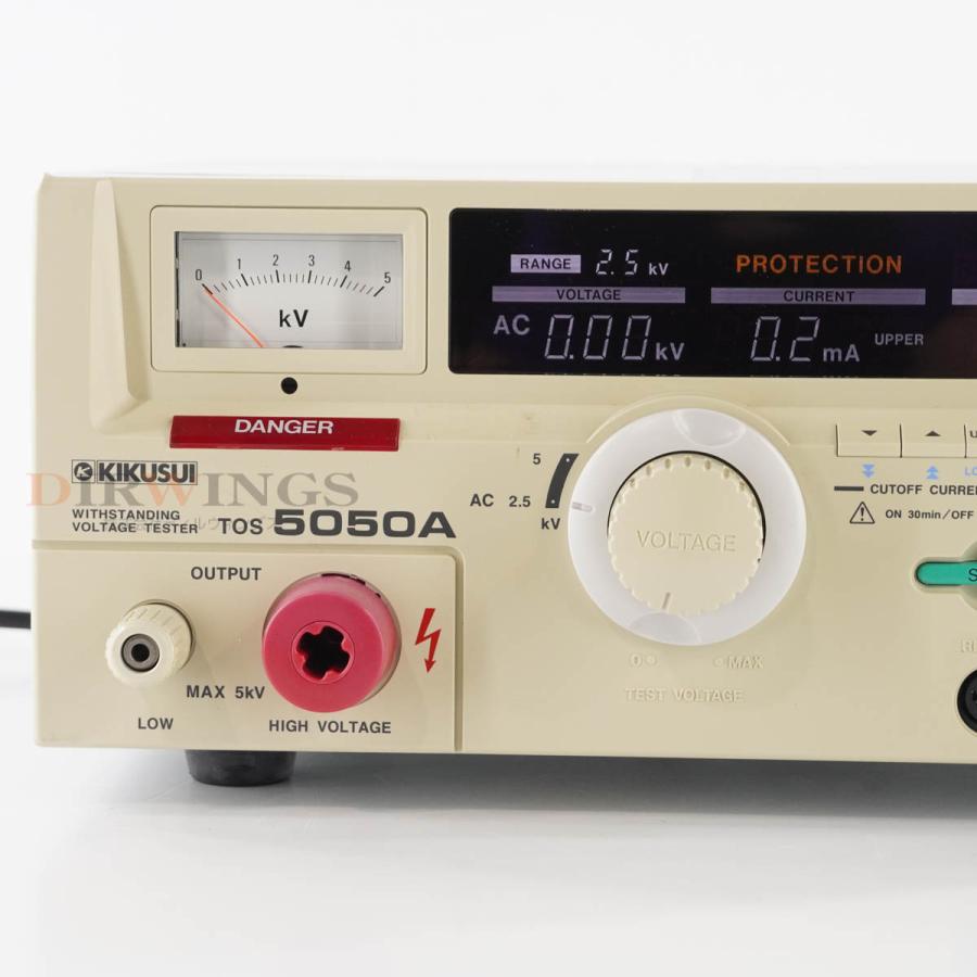 [DW]USED 8日保証 KIKUSUI TOS5050A TOS5000 WITHSTANDING VOLTAGE TESTER 耐電圧 ...
