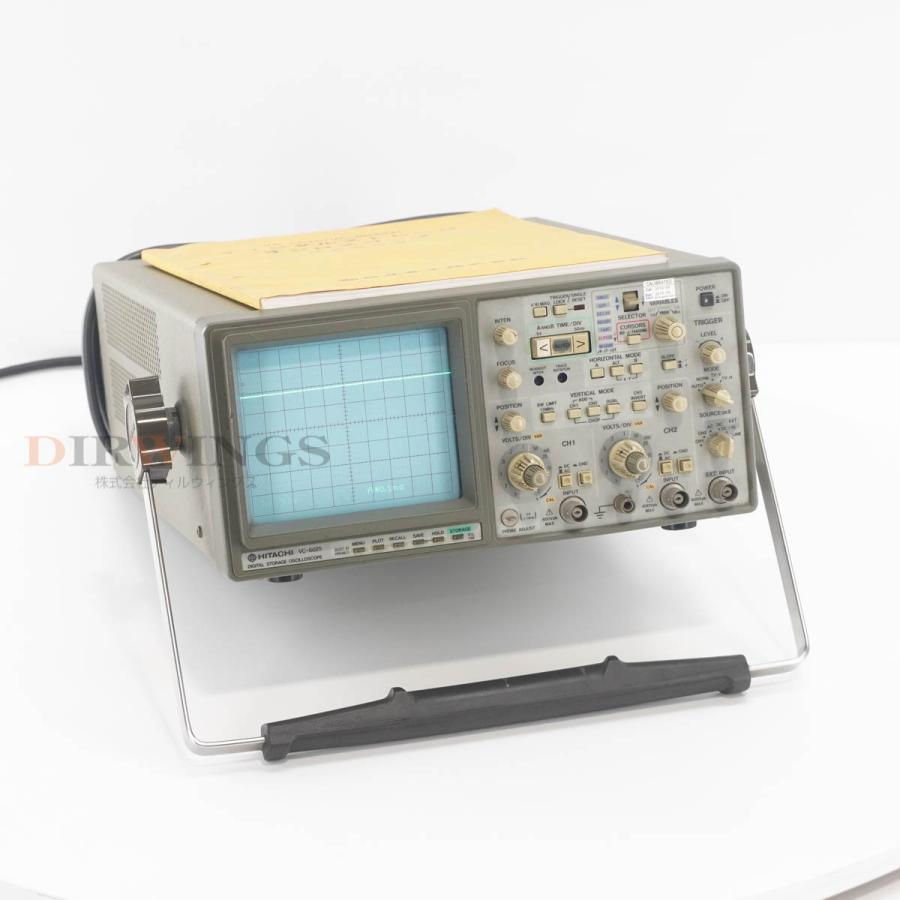 [JB]USED 保証なし HITACHI VC-6025 DSO DIGITAL STORAGE OSCILLOSCOPE デジタル ...