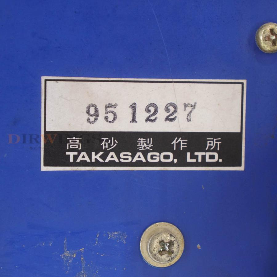 [DW]USED 8日保証 TAKASAGO AA510 CONSTANT FREQUENCY POWER SUPPLY 電源 パワーサプライ ...