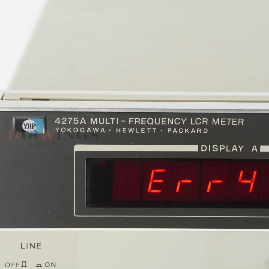 [JB]USED 保証なし YHP 4275A MULTI-FREQUENCY LCR METER マルチフリケンシー LCRメーター OPT ...