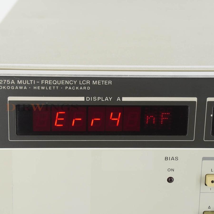 [JB]USED 保証なし YHP 4275A MULTI-FREQUENCY LCR METER マルチフリケンシー LCRメーター OPT ...