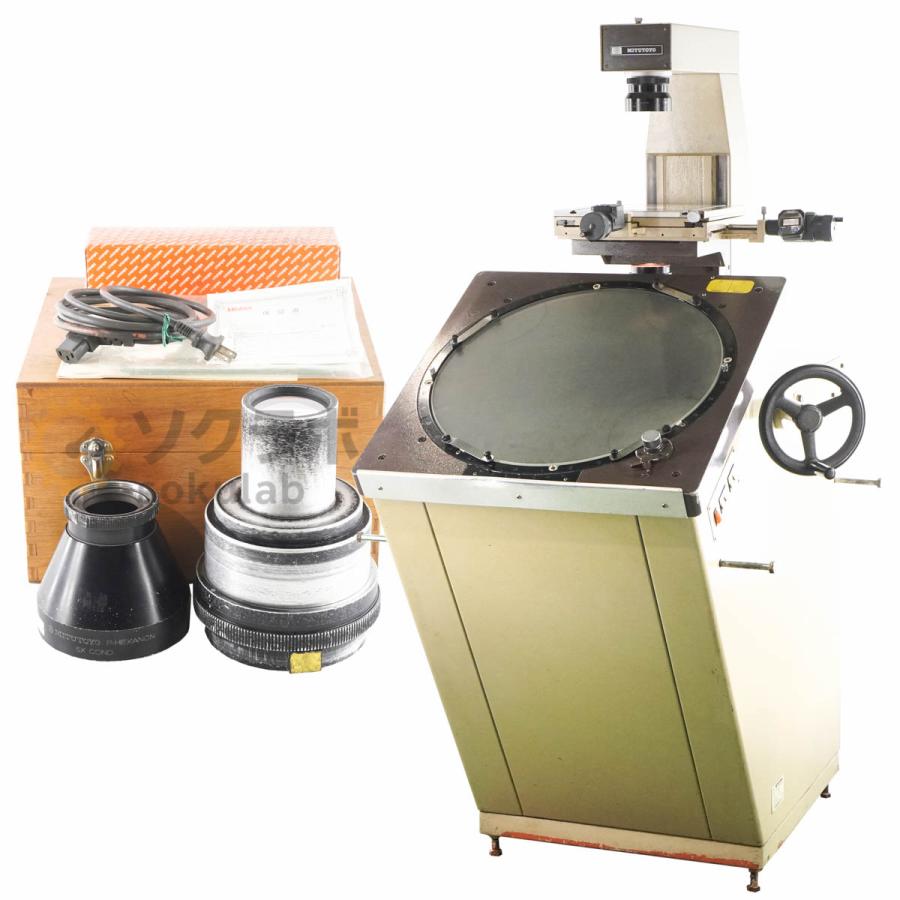 [DW]USED 8日保証 Mitutoyo PV500 304-101 PV-500 PROFILE PROJECTOR 精密万能投影機 5 ...