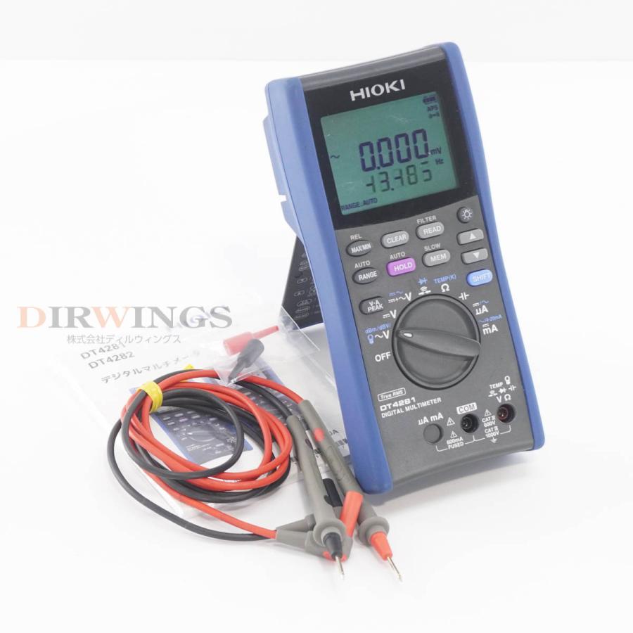 [DW]USED 8日保証 校正2025年3月まで有効 HIOKI DT4281 DIGITAL MULTIMETER デジタルマルチメーター 取扱説明書 [06493-0005] : ソク ...