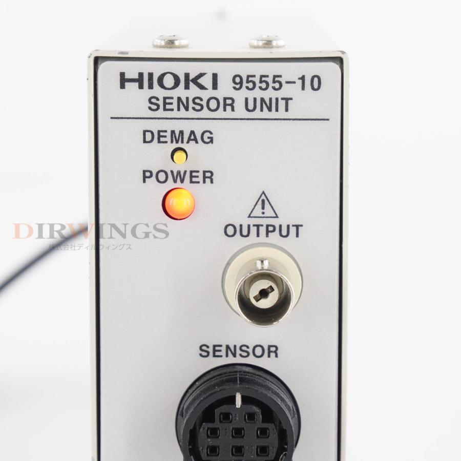 [DW]USED 8日保証 2台入荷 校正2025年2月まで有効 HIOKI 9555-10 SENSOR UNIT センサーユニット センサ ...